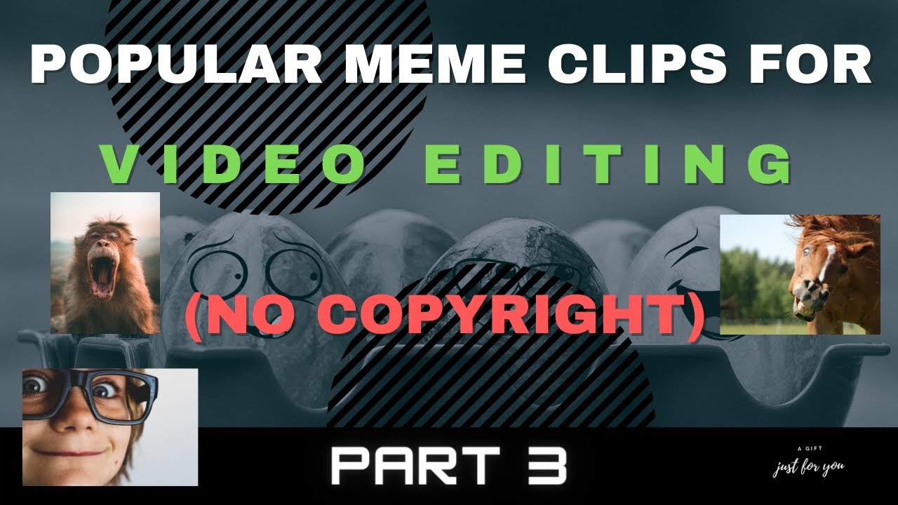 POPULAR MEME CLIPS FOR VIDEO EDITING (NO COPYRIGHT) - PART 3 - YouTube