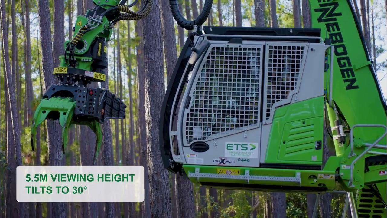 Introducing the ETS Game Changing Sennebogen 718E Tree Handler - YouTube