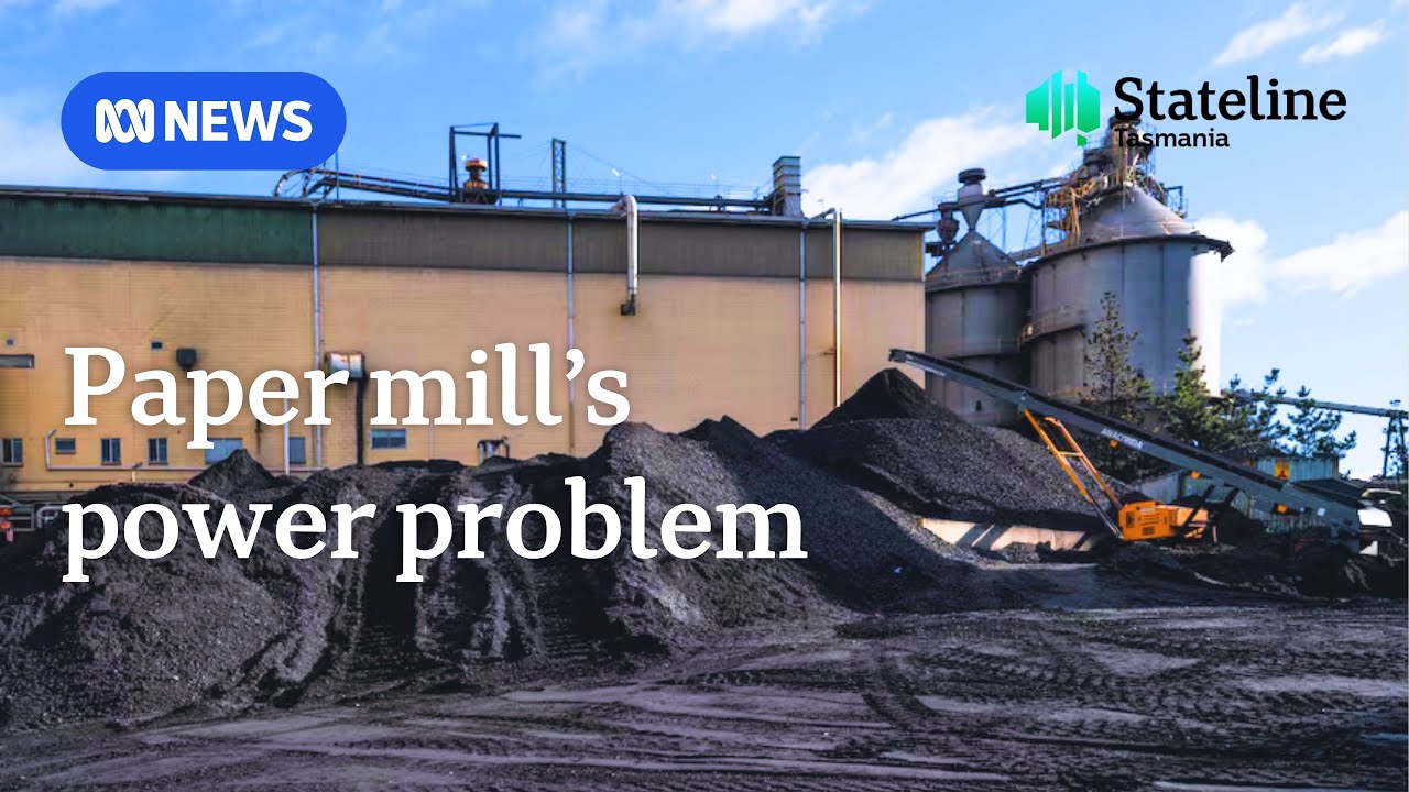 Not enough electricity for Australia's last paper mill | ABC NEWS - YouTube