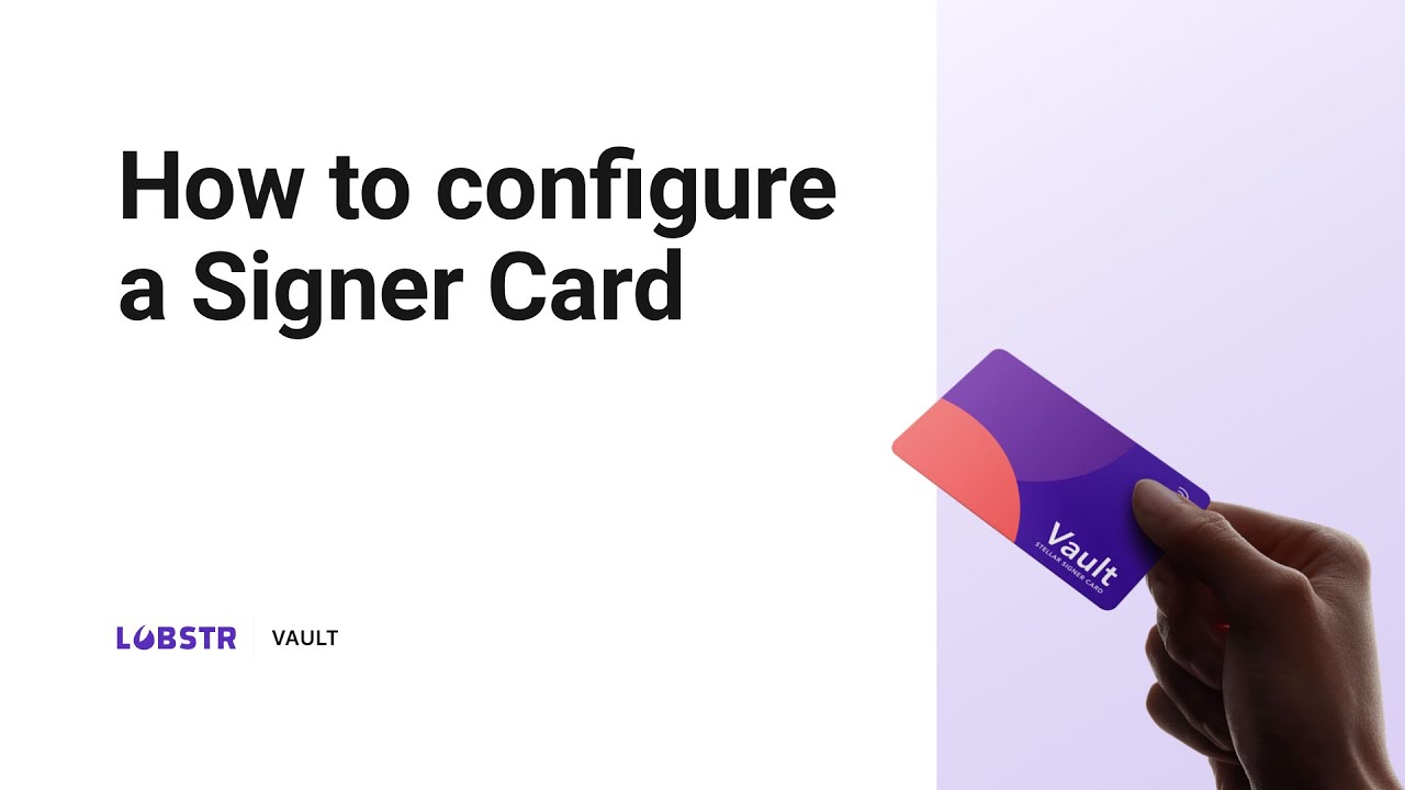 How to configure a Signer Card - YouTube
