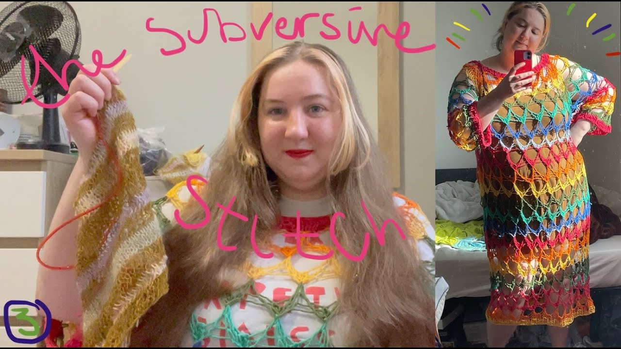 the subversive stitch episode 3 | my finished look at my holes dress & beginning a cloudbow ...