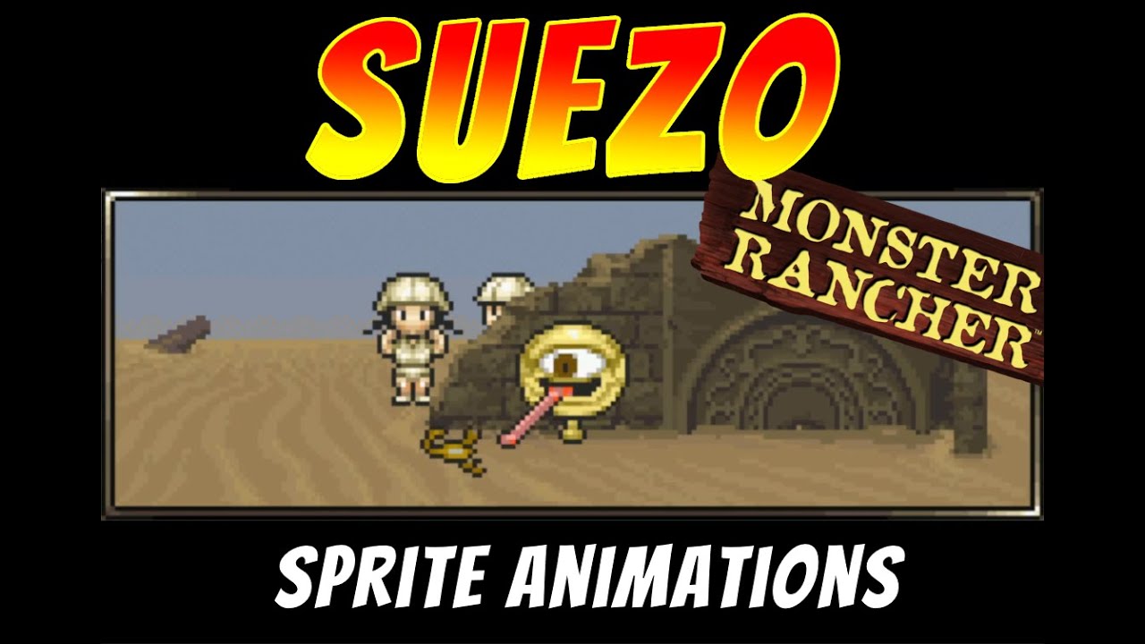 Suezo Sprite Animations from Monster Rancher 1 - YouTube