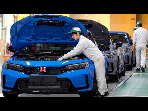 Honda Civic Type R Production line – Japan Factory tour (Manufacturing process)