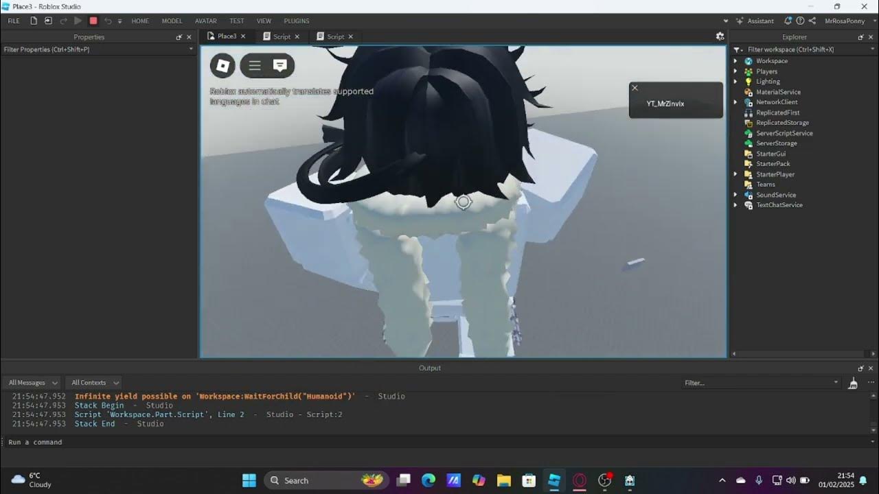 [Tutorial] How to change player size by touching a part. Roblox Studio - YouTube
