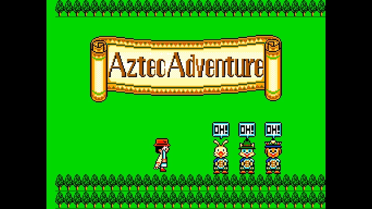 Aztec Adventure (Master System YM2413 FM 60Hz / US) - Intro / Attract ...