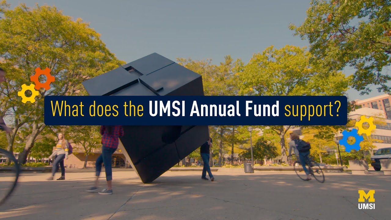 What is the UMSI Annual Fund? - YouTube