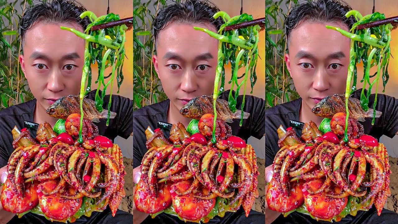 Let's eat! Home cooked dishes, spicy squid tentacles, braised spareribs ...
