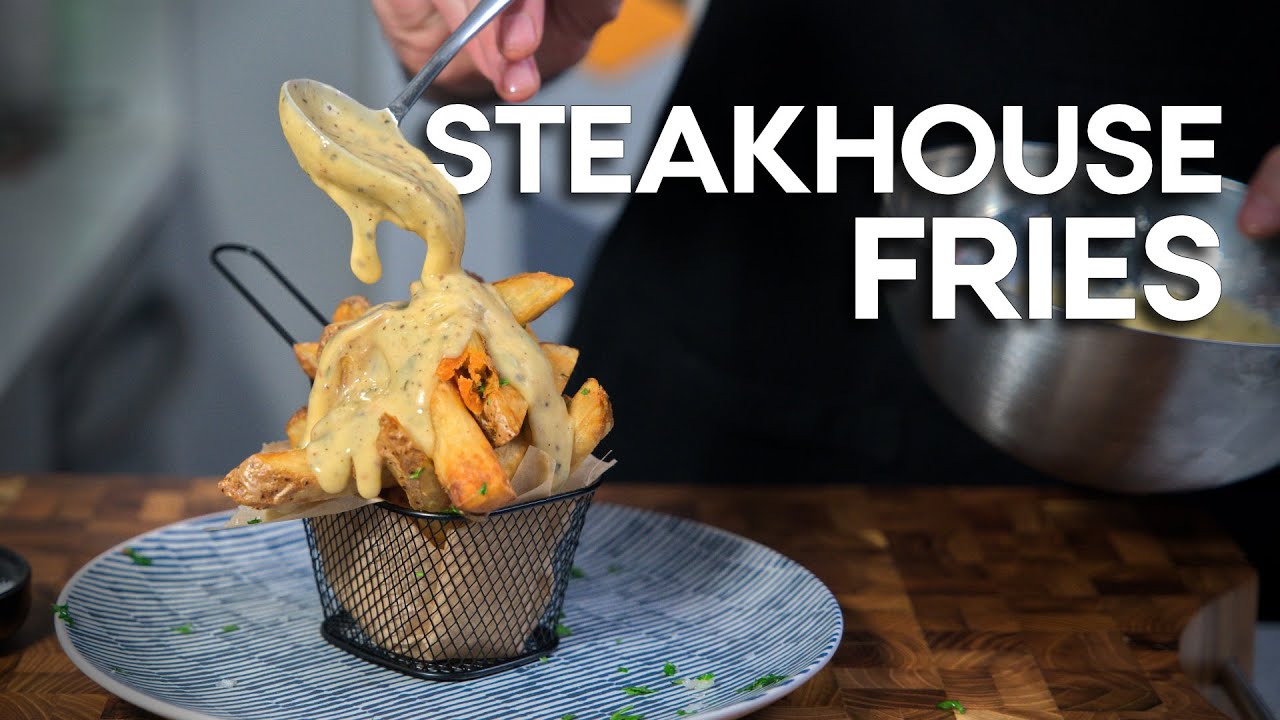 Steakhouse Triple Cooked Fries & Easy Bearnaise Sauce Recipe ...
