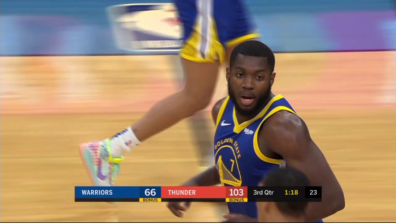 Omari Spellman Full Play 10/27/19 Golden State Warriors vs Oklahoma ...