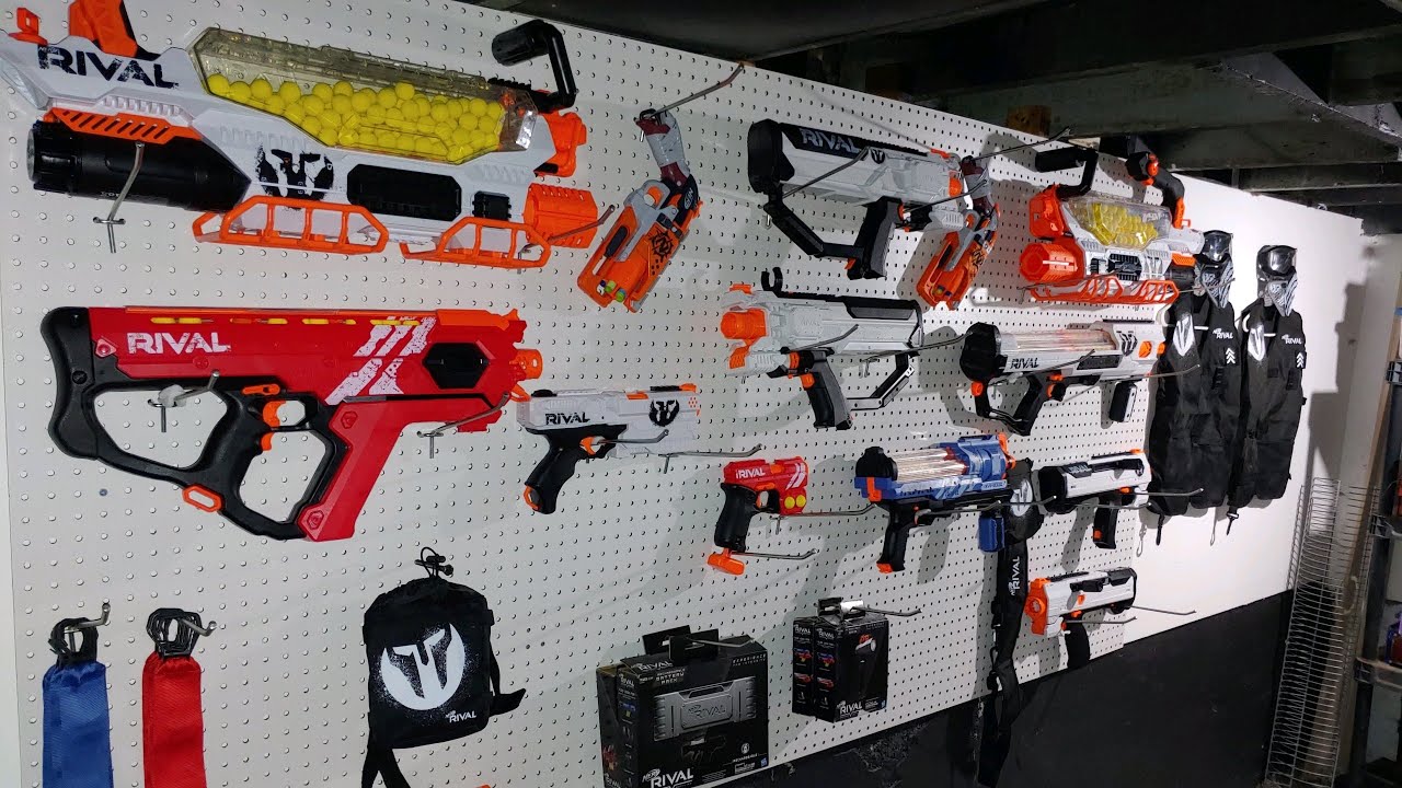 Nerf Wall Timelapse!! - YouTube