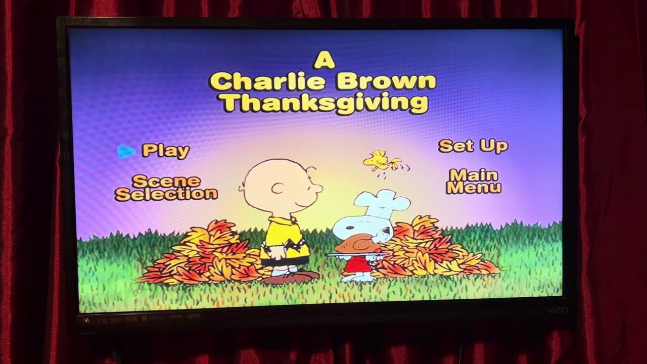 Opening to A Charlie Brown Thanksgiving 2001 DVD - YouTube