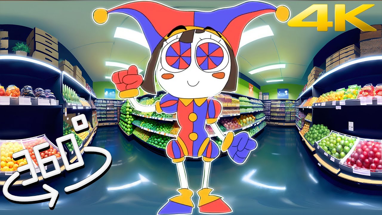 The Amazing Digital Circus VR 360 - find Pomni 360 VR part 31 - YouTube