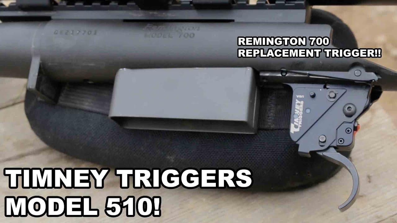 Timney Triggers Model 510! Remington 700 Replacement - YouTube