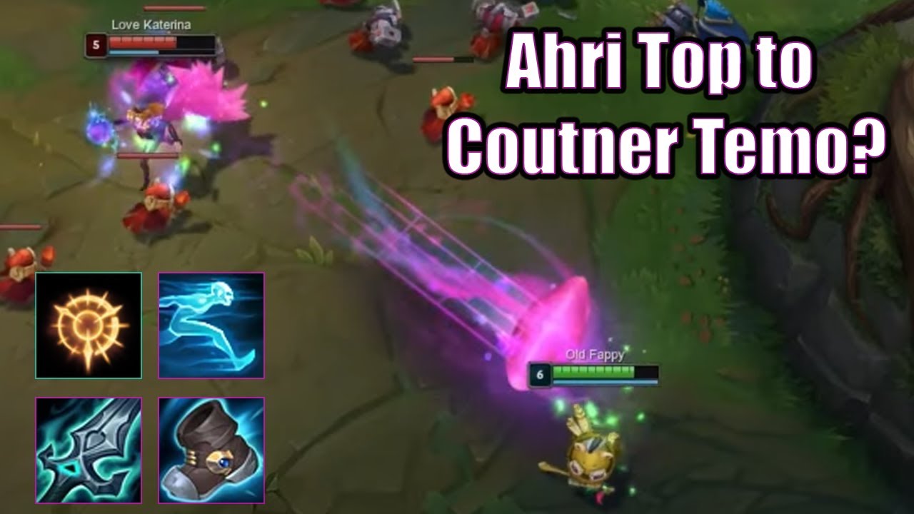 Top lane is not a joke: Teemo vs Ahri [Ful Match] - YouTube