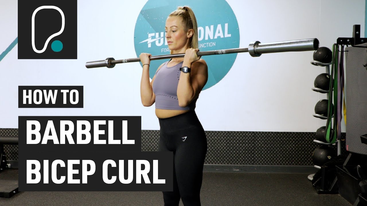 How To Do A Barbell Bicep Curl YouTube
