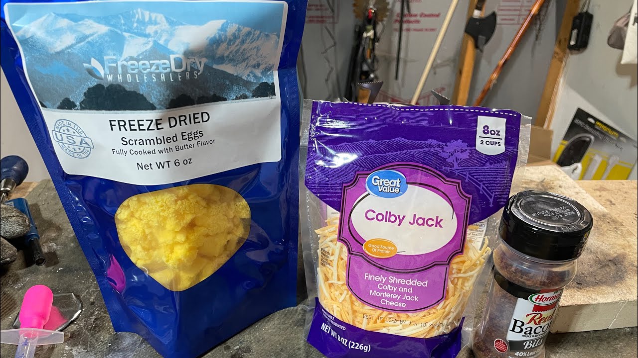 Making Scrambled Eggs With Freeze Dried Eggs - YouTube
