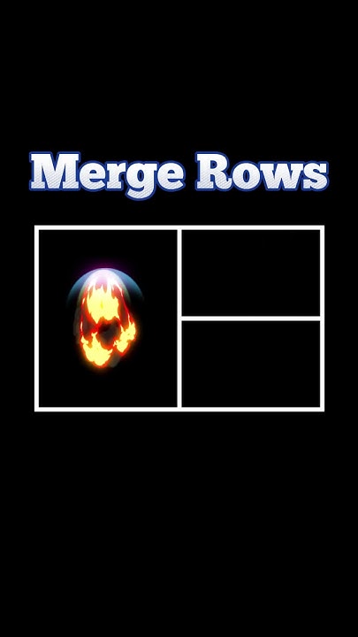 Merge cells in HTML tables - YouTube