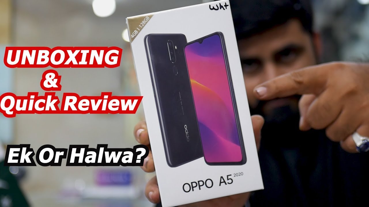 OPPO A5(2020) UNBOXING & REVIEW | SOC 665,Qaud Camera , 5000mah | Bs ...
