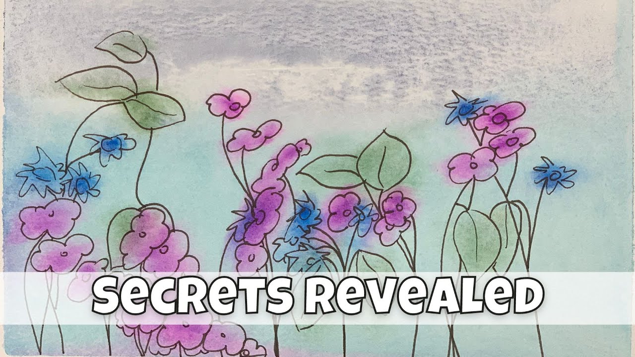Learn the Secrets to Effortless Watercolor Doodle Flower Painting - YouTube