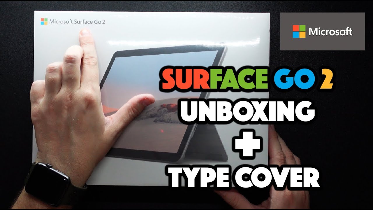 Surface Go 2 + Signature Type Cover UNBOXING y comparación de mediadas ...