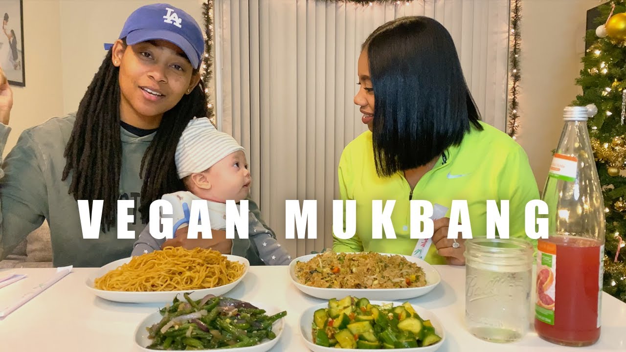 VEGAN MUKBANG!!! | VLOGMAS DAY 12 - YouTube