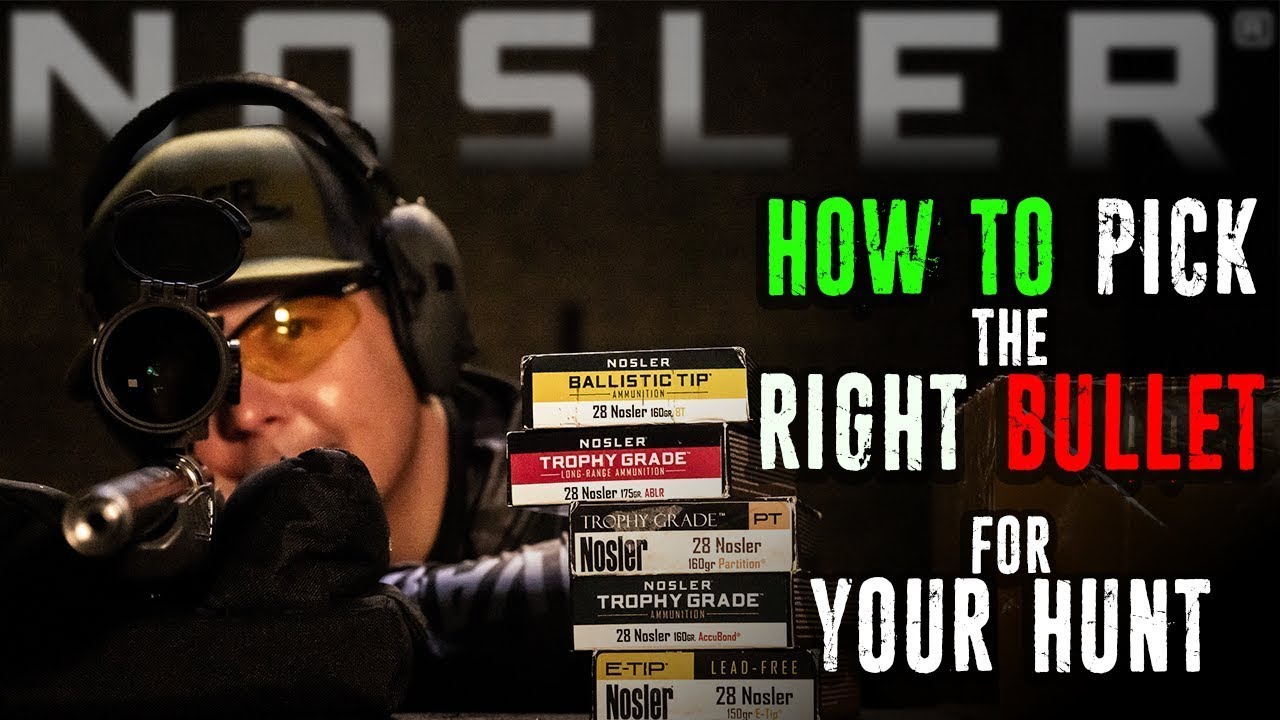 How to Choose the Right Bullet for Your Hunt - YouTube