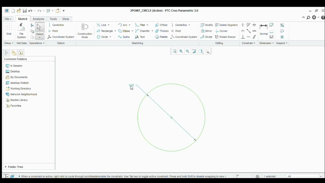 How to Draw 3 Points Circle, Circle, Step-by-step tutorials,Industry ...