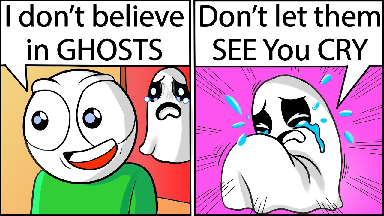 Ghosts Comics With Silly Twist - Comic Dub - YouTube