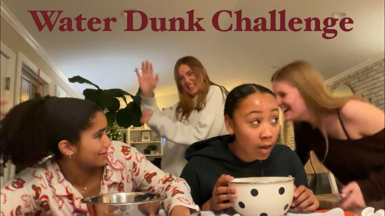 We did the water dunk challenge… 💦 - YouTube