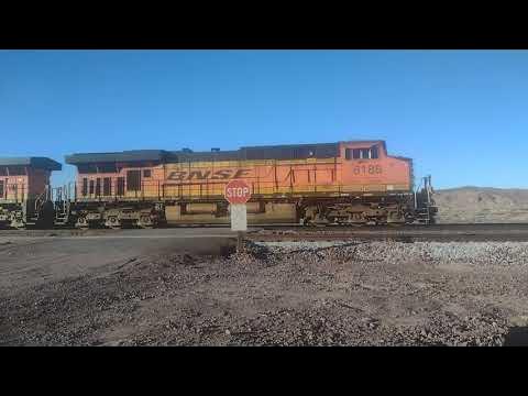 Monster EB BNSF Manifest Train At Nebo Ca! #bigbossrailfanner - YouTube