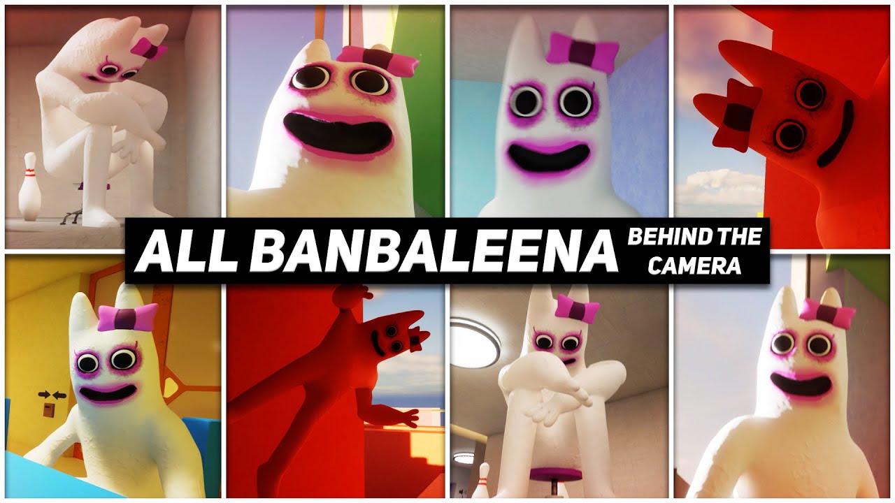 Garten Of Banban 1-4 ALL BANBALEENA Behind The Scenes (Showcase) - YouTube