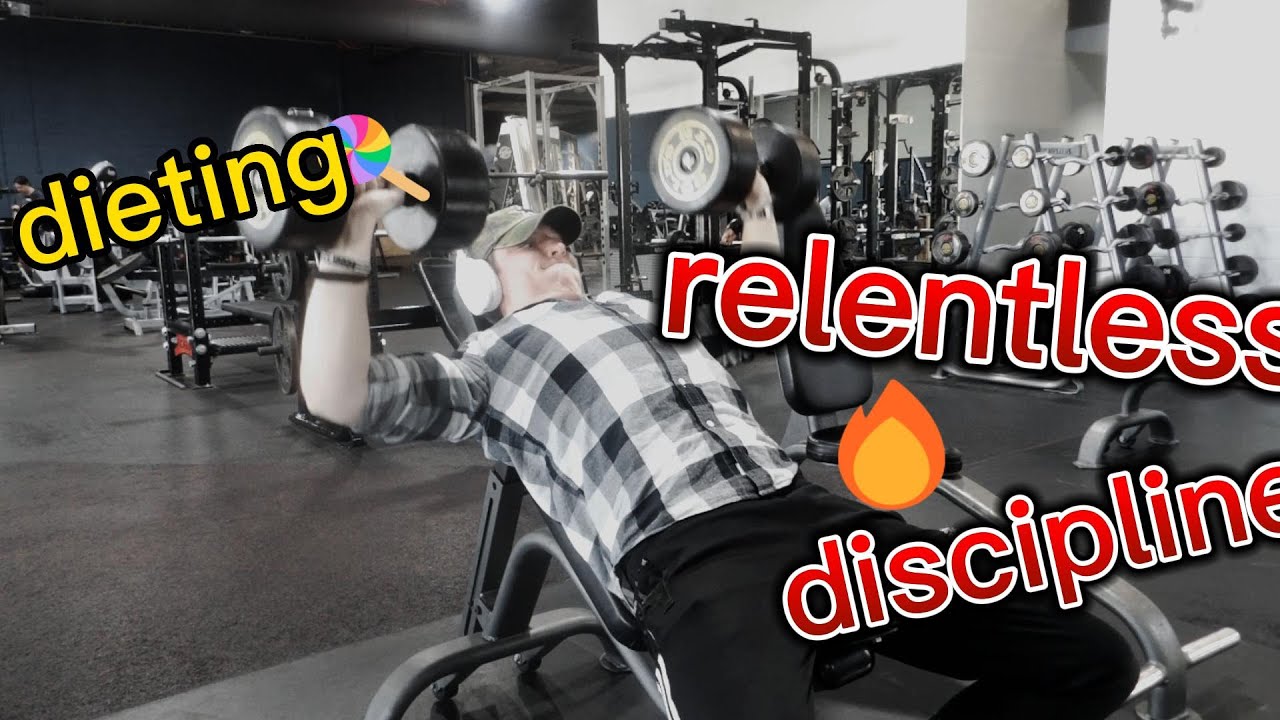 Diet & Discipline, free weight chest workout !! - YouTube