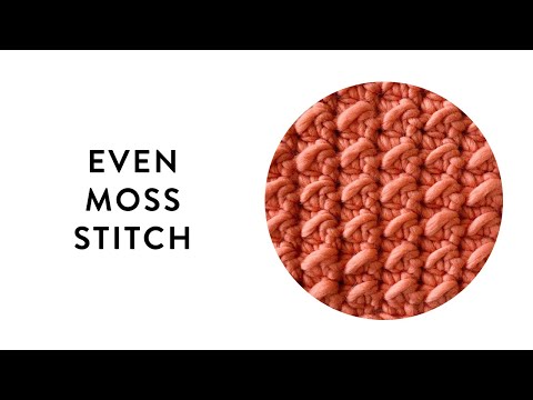 Even Moss Stitch