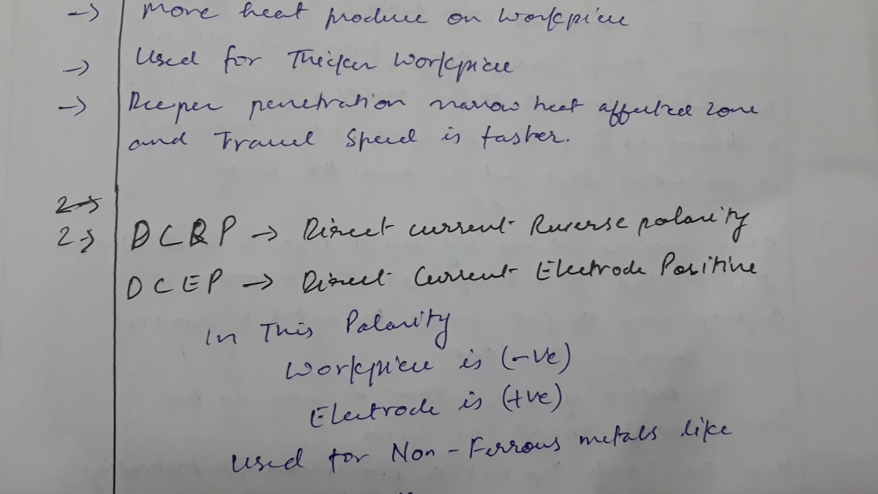 Polarity- DCSP and DCRP - YouTube