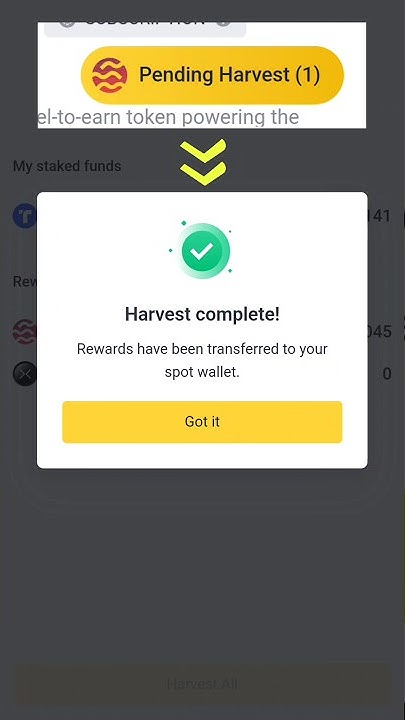 Pending Harvest Binance Launchpool | How To Claim The Rewards - YouTube