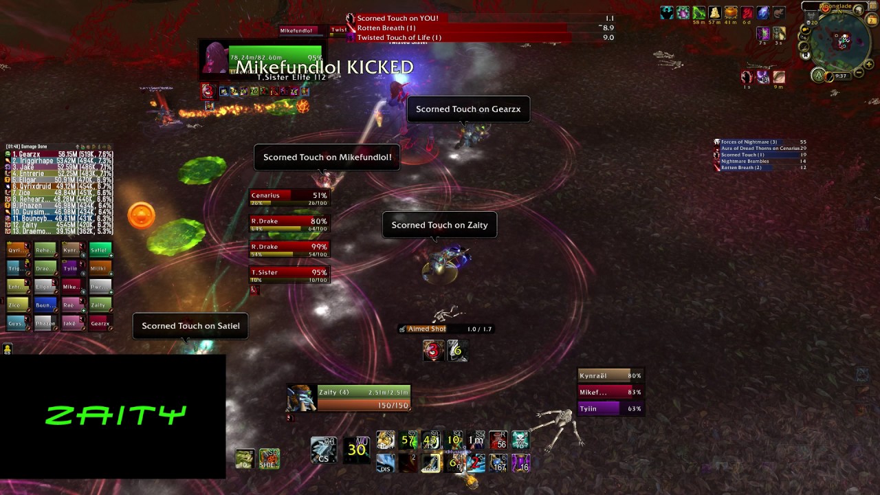 Emerald Nightmare Mythic - Cenarius - Hunter PoV - YouTube