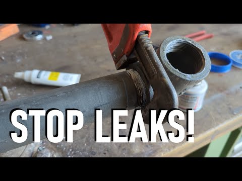 How to Prevent Leaks at Threaded Pipe Connections - YouTube