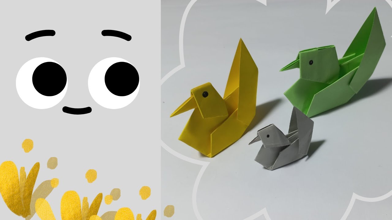 How To Make Paper Hen Step-by-Step || Origami Paper Work || Easy Paper ...