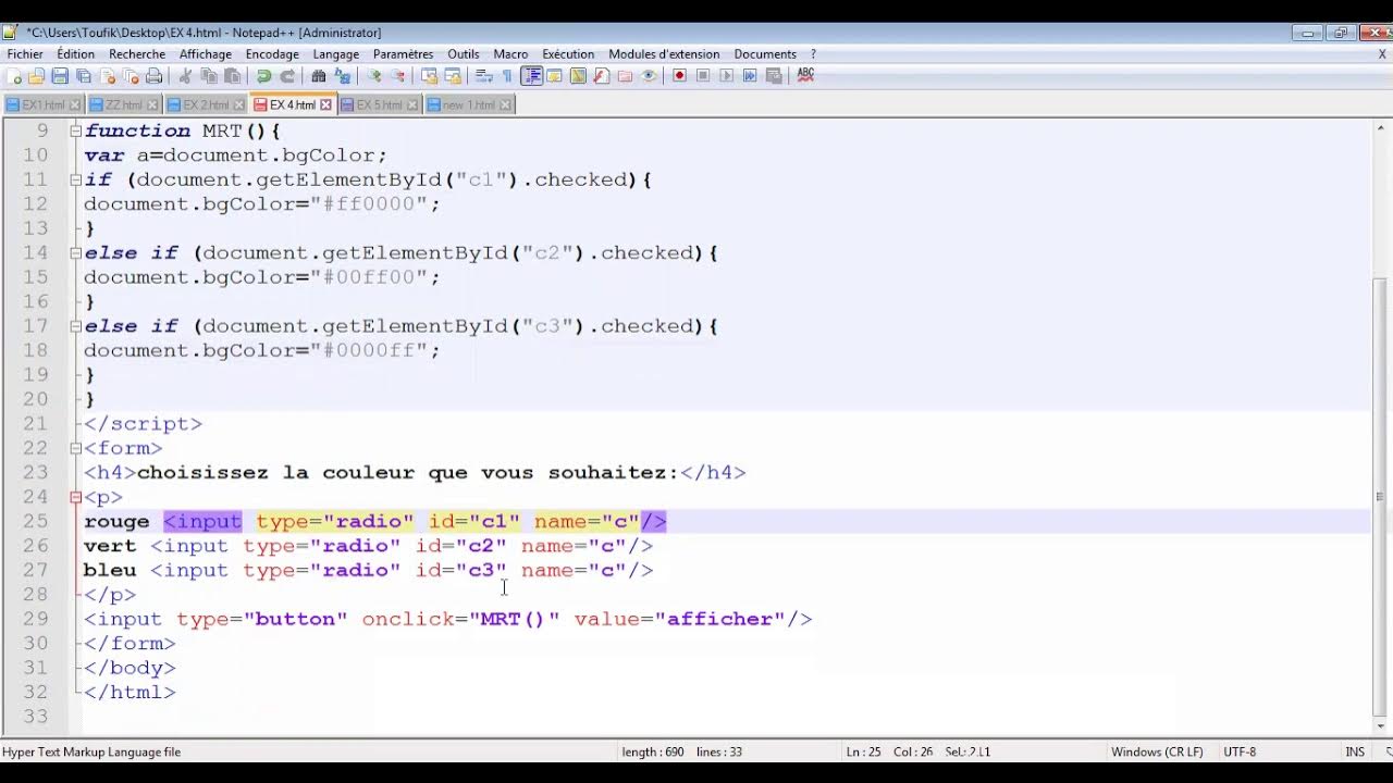 TP JAVASCRIPT - YouTube