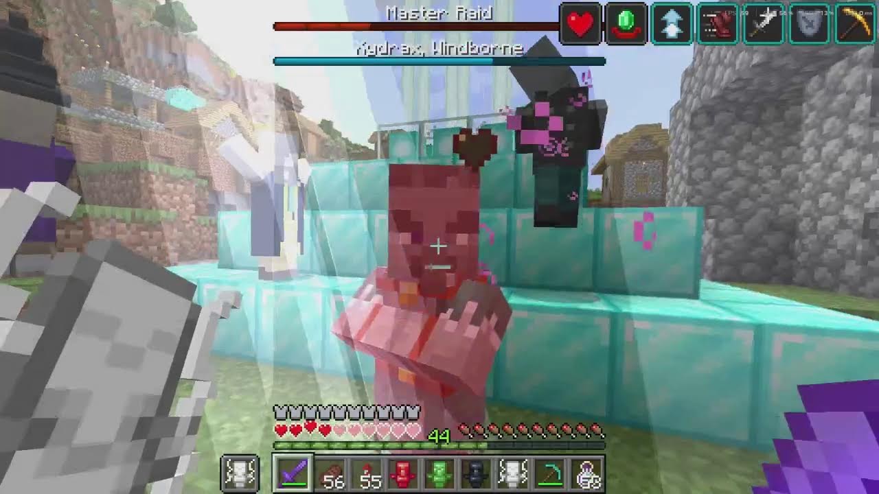 Destroying NEW Difficult Raids #minecraft - YouTube