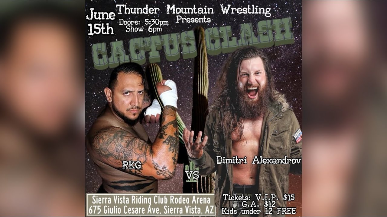 Thunder Mountain Wrestling 6/15/24 - RKG Vs Dimitri Alexandrov - YouTube