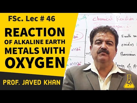 Reaction of Alkaline Earth metals (Gp 2A) With Oxygen |(L-46) | 2nd ...