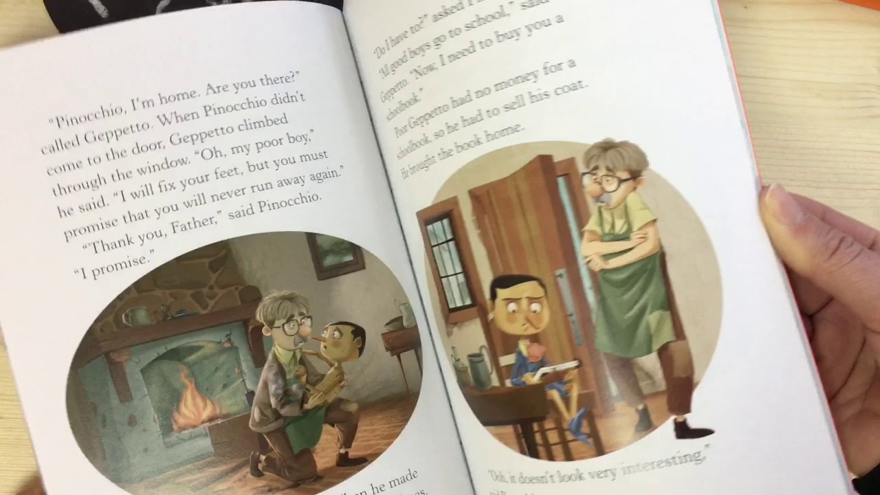 Usborne English Reader: Pinocchio - YouTube