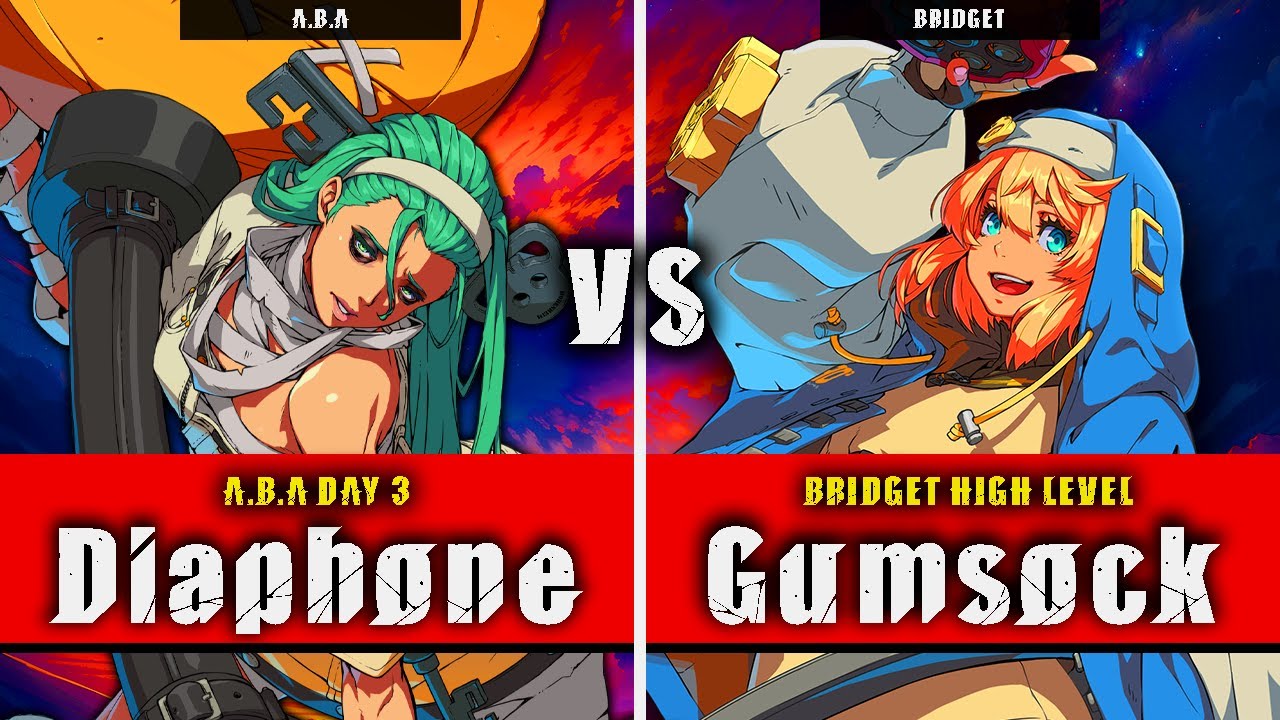 GGST | Diaphone (ABA) VS Gumsock (Bridget) | Guilty Gear Strive High ...