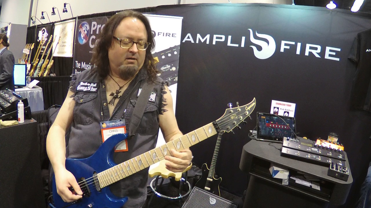 Chris Brightwell NAMM 2017 with Atomic AmpliFire and Studio Devil (2 of ...
