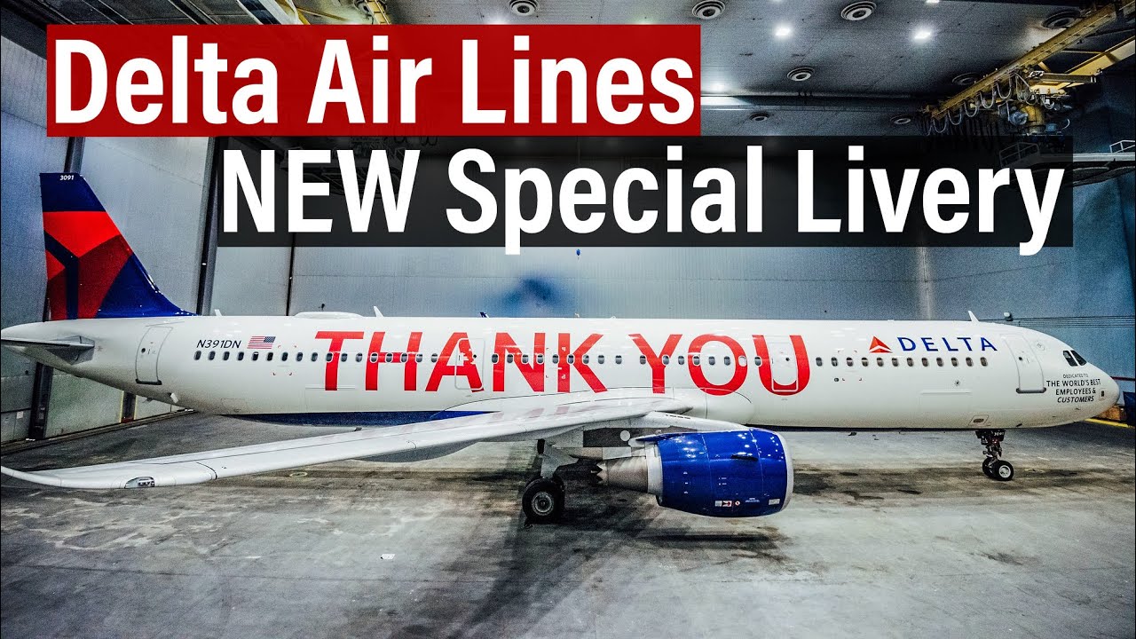Delta Air Lines Unveils NEW Special Livery With Over 90,000 Employee ...