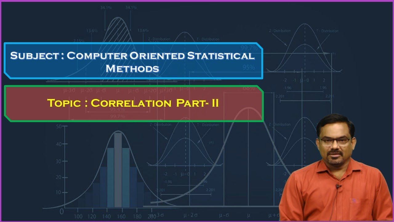 LEC40| COSM | Correlation Part- 2 By Dr. N. CH. Ramgopal - YouTube