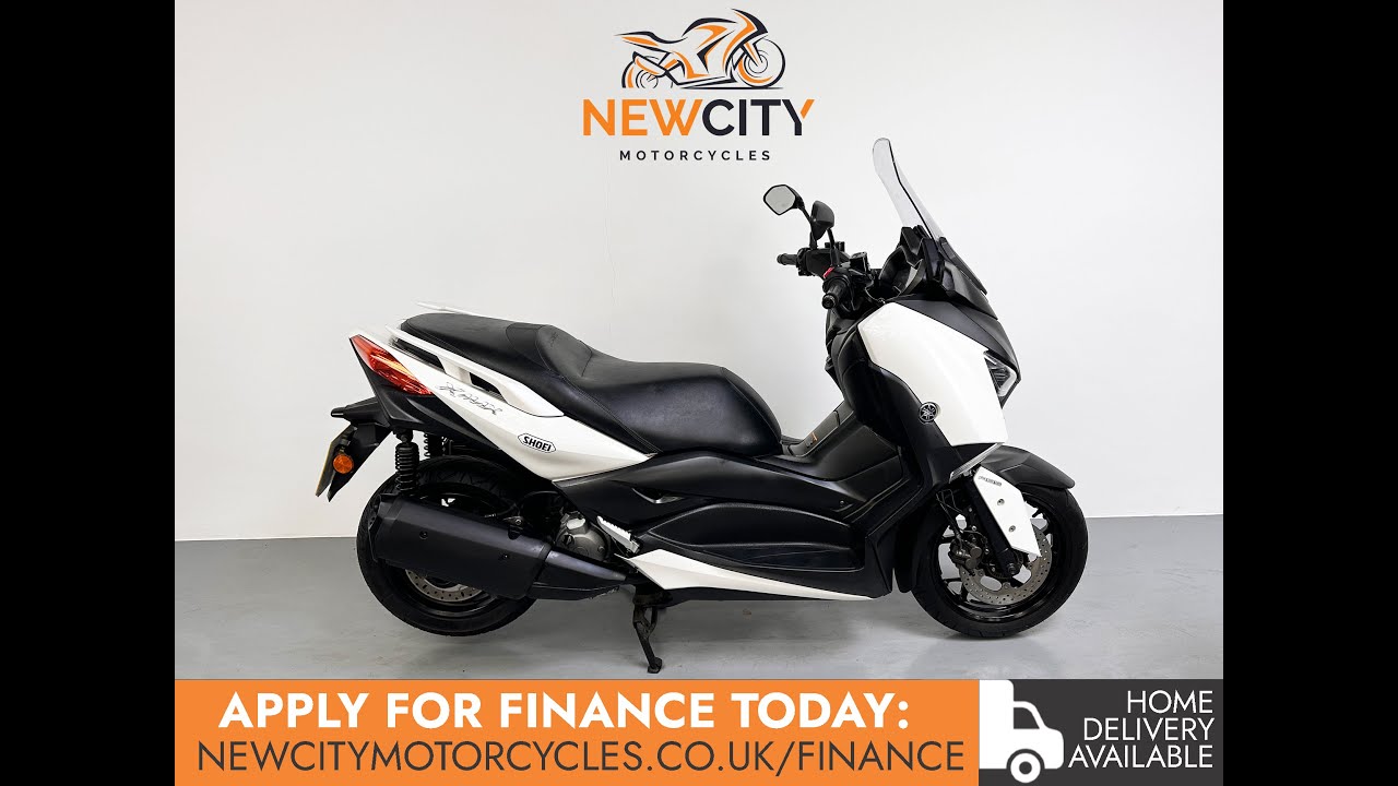 2017 Yamaha XMAX 300 White 16533 Miles Used - YouTube
