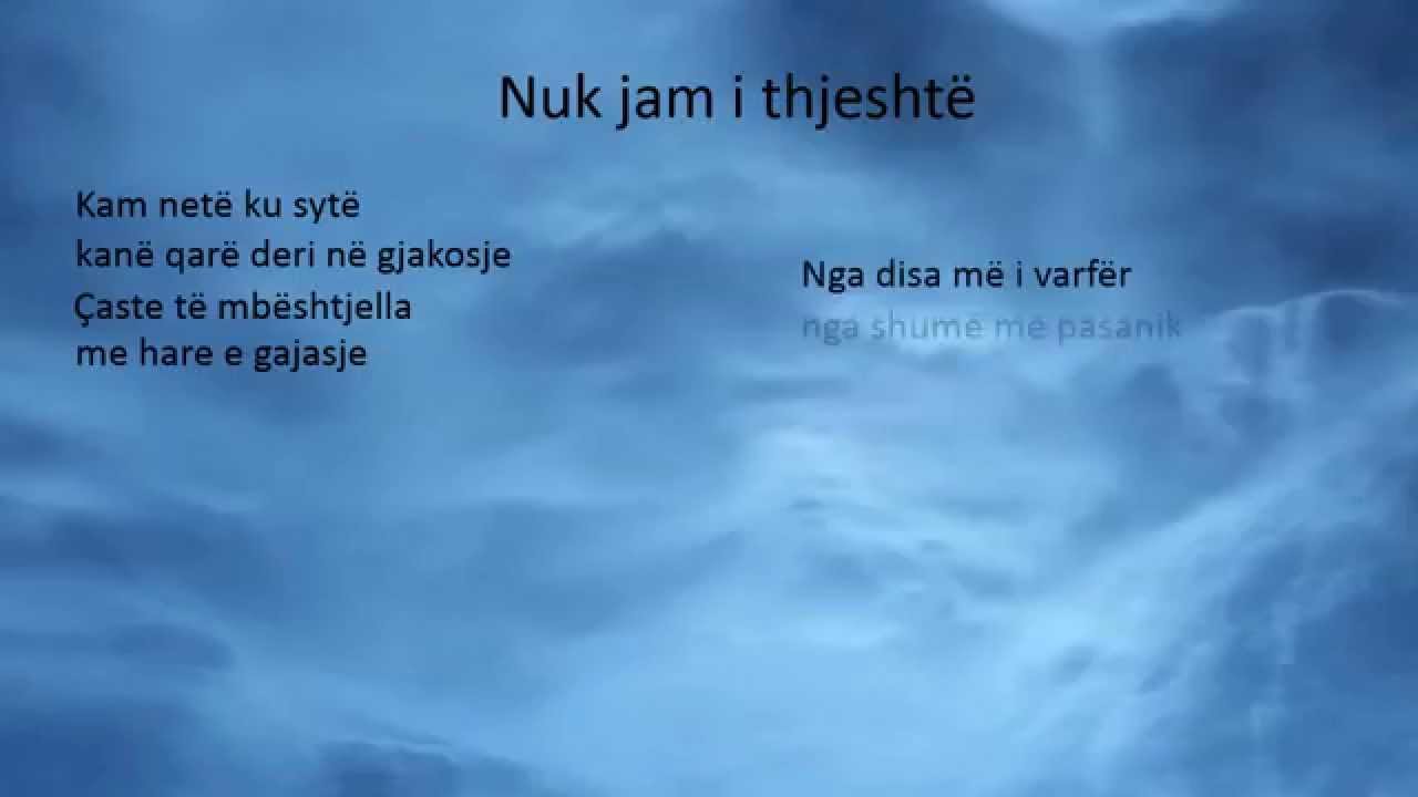 Nuk jam i thjeshte - Poezi ne Shqip - YouTube