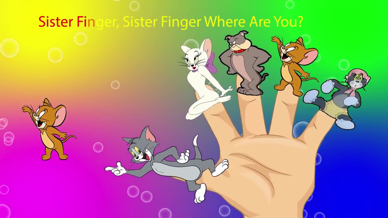 Tom and Jerry Finger Family Song Tom and Jerry Cartoon Nursery Rhymes ...
